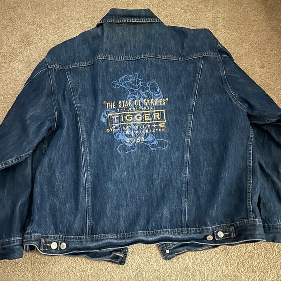 Disney | Jackets & Coats | Vintage Tigger Blue Jean Jacket | Poshmark